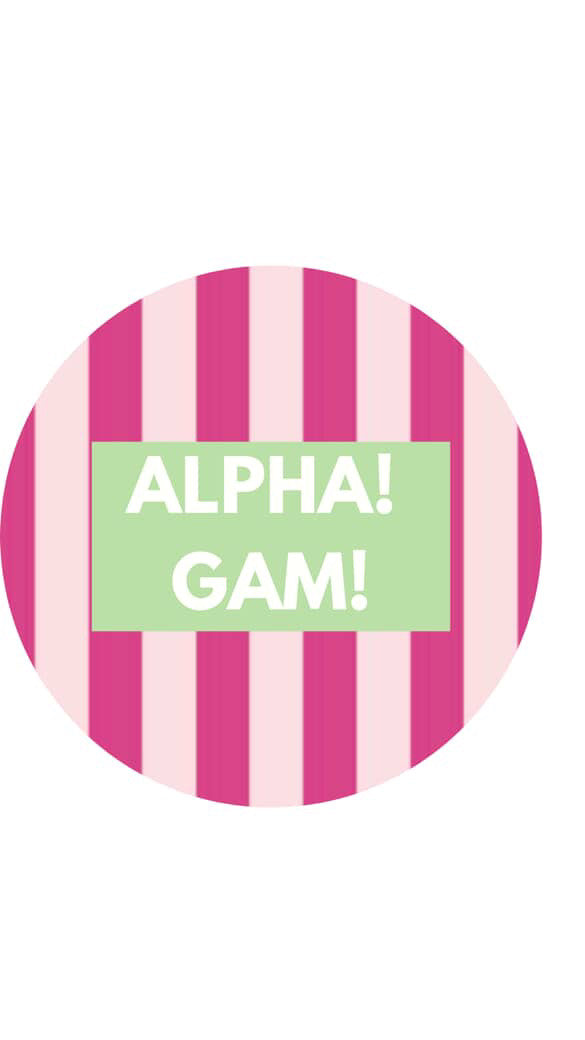 JCB Exclusive | Alpha! Gam! Button – JamesC Boutique